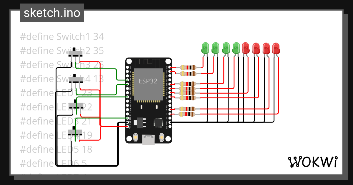 Group 8 Arduino IDE - Wokwi ESP32, STM32, Arduino Simulator
