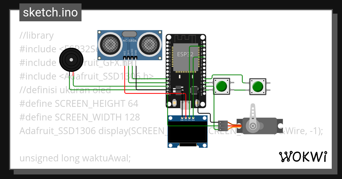 TIDUR NYENYAK KITAAAAA - Wokwi ESP32, STM32, Arduino Simulator