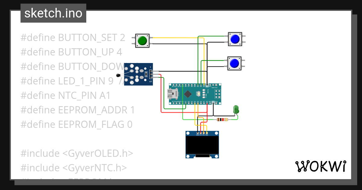 OLED_NO Buf Temp Control My_button - Wokwi ESP32, STM32, Arduino Simulator