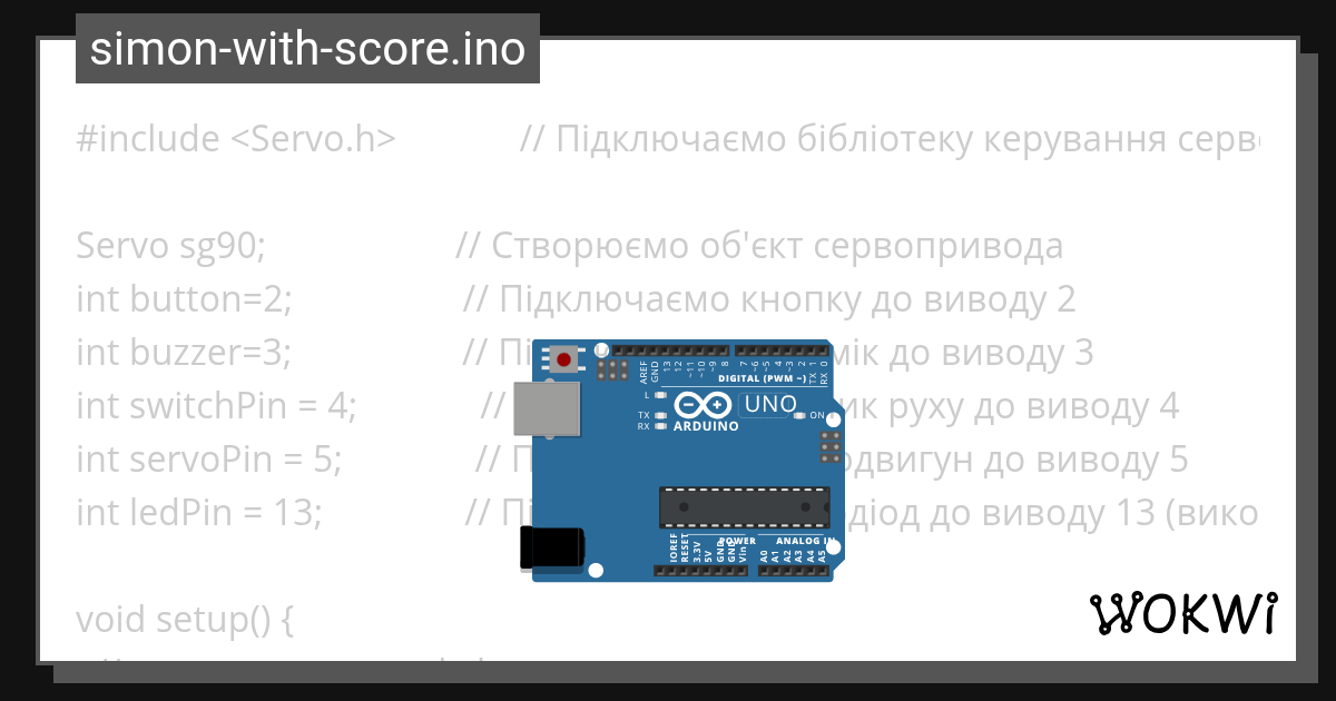 simon-with-score.ino Copy - Wokwi ESP32, STM32, Arduino Simulator