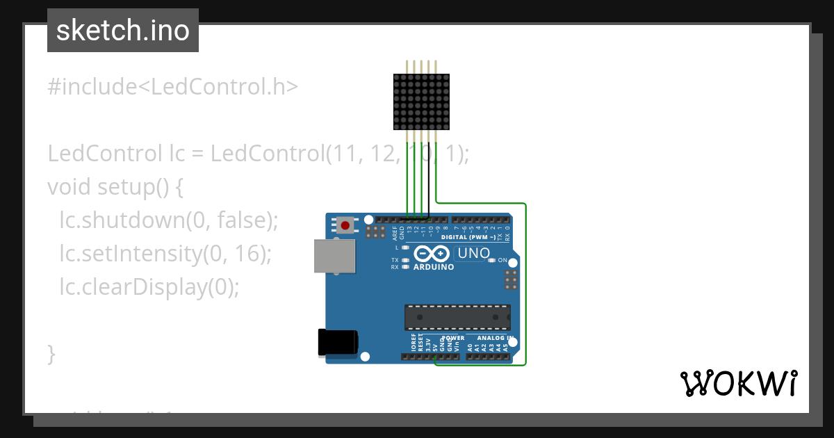 Matrix Wokwi Esp32 Stm32 Arduino Simulator 
