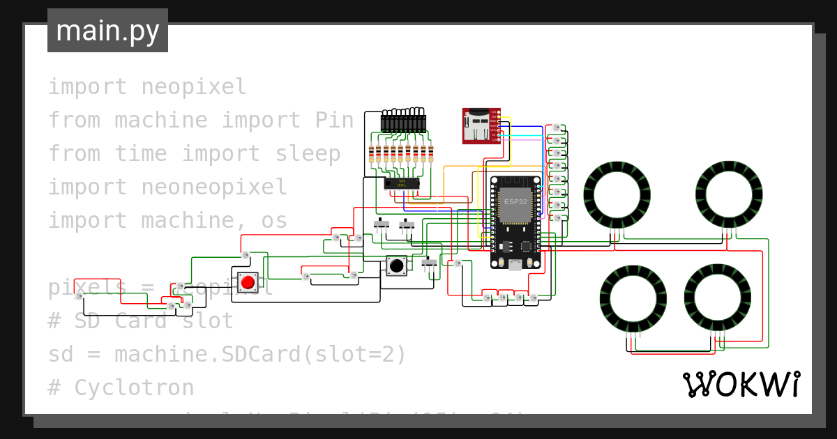 Proton Pack Wokwi Esp32 Stm32 Arduino Simulator 5760