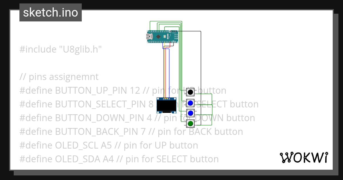 Menu Arrays Wokwi Esp32 Stm32 Arduino Simulator