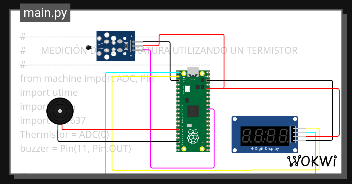 Monitoreo de temperatura 1 V2 - Wokwi ESP32, STM32, Arduino Simulator