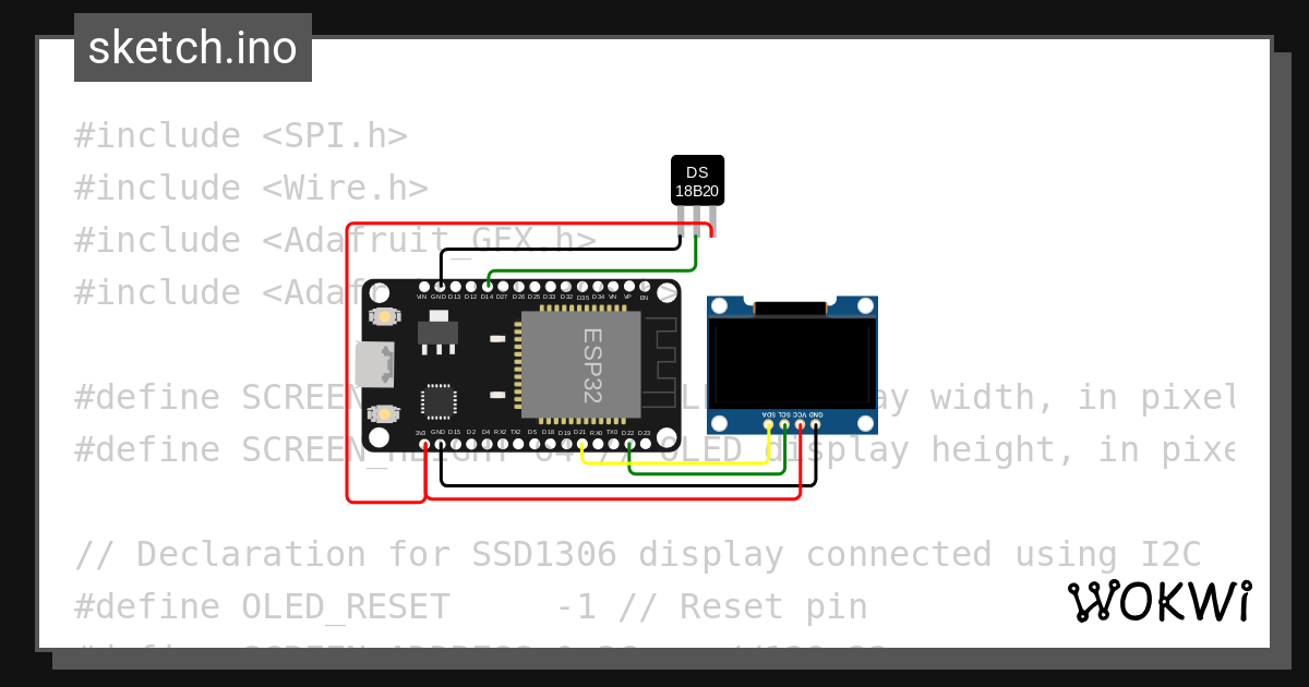 Esp32 Temperature Display Wokwi Esp32 Stm32 Arduino Simulator