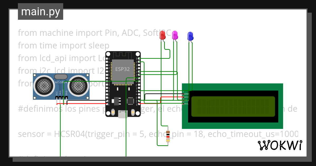 ADC con potenciometro - Wokwi ESP32, STM32, Arduino Simulator