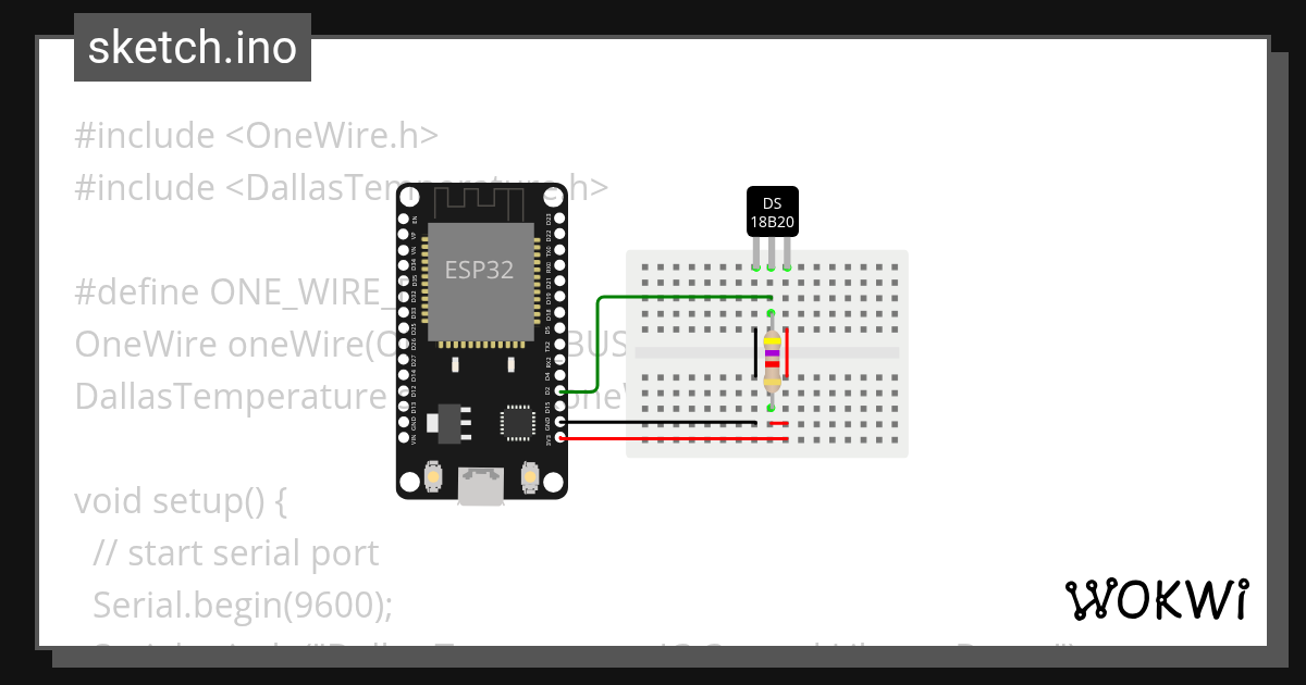 esp-dallas - Wokwi ESP32, STM32, Arduino Simulator