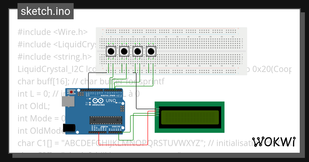 lcd bt - Wokwi ESP32, STM32, Arduino Simulator
