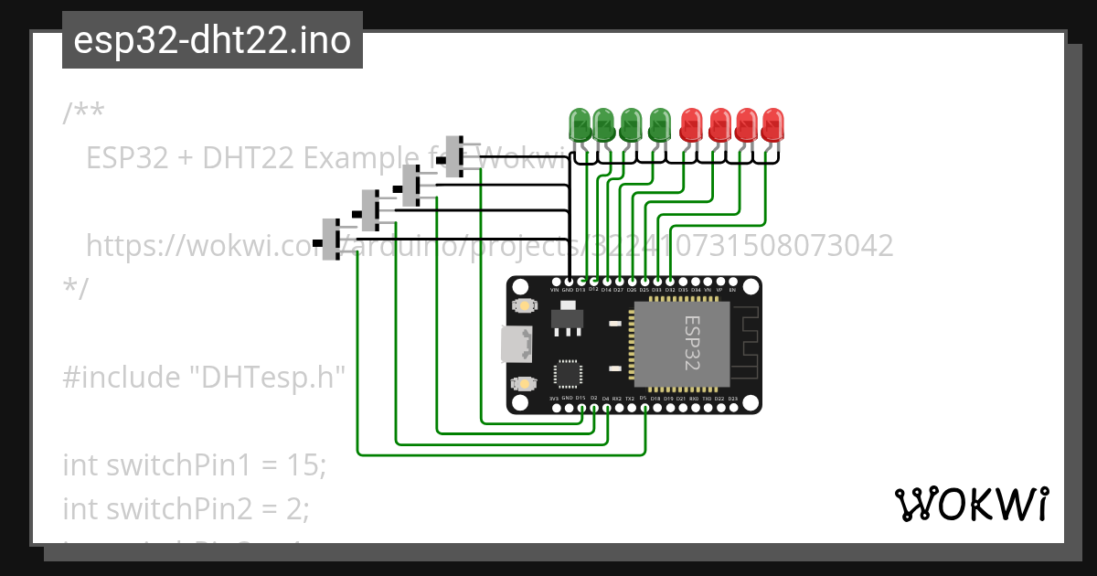 Lab 1 Wokwi Esp32 Stm32 Arduino Simulator 