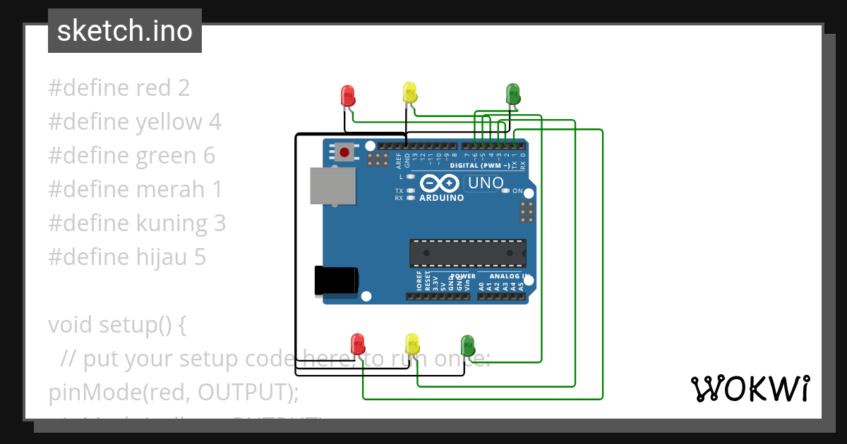 TUGAS 1 - Wokwi ESP32, STM32, Arduino Simulator
