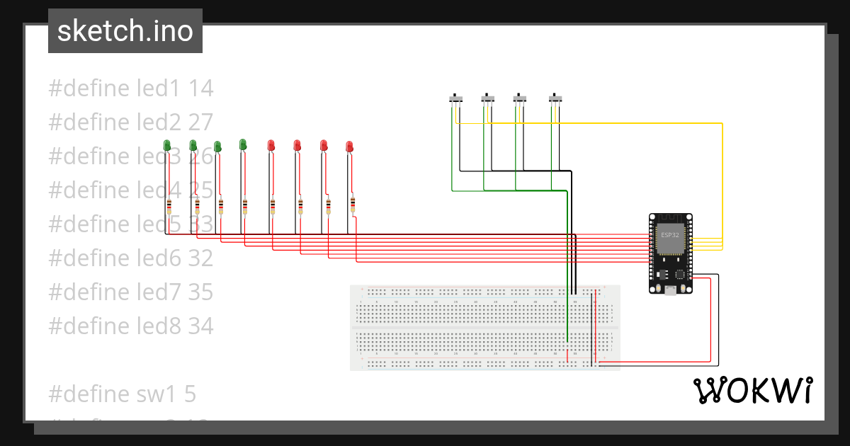 Practice Wokwi Esp32 Stm32 Arduino Simulator 9407