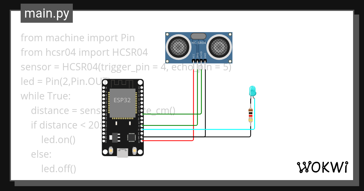Bài Cảm Biến 1 Wokwi Esp32 Stm32 Arduino Simulator 4188