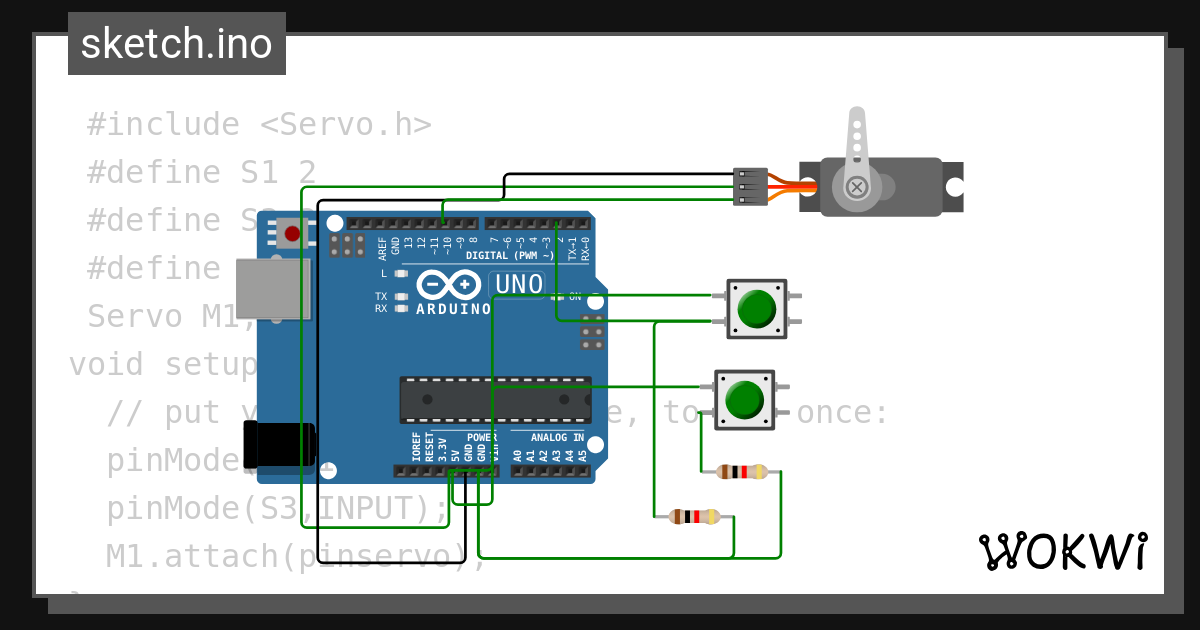 Servo Moteur Wokwi Esp32 Stm32 Arduino Simulator 4978