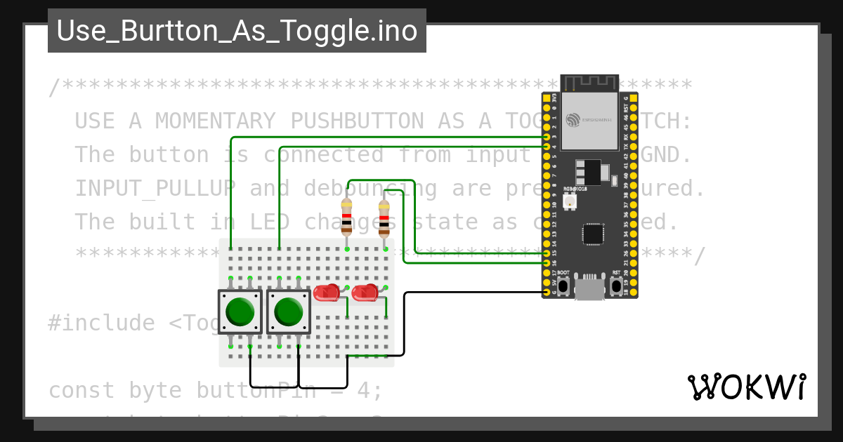 Esp32toggleo Wokwi Esp32 Stm32 Arduino Simulator 9833