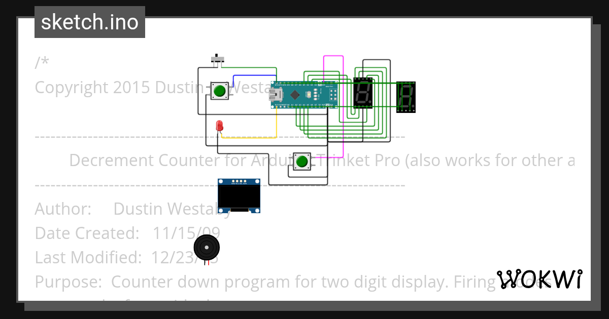 Ammo Counter Dmr Wokwi Esp32 Stm32 Arduino Simulator 0532