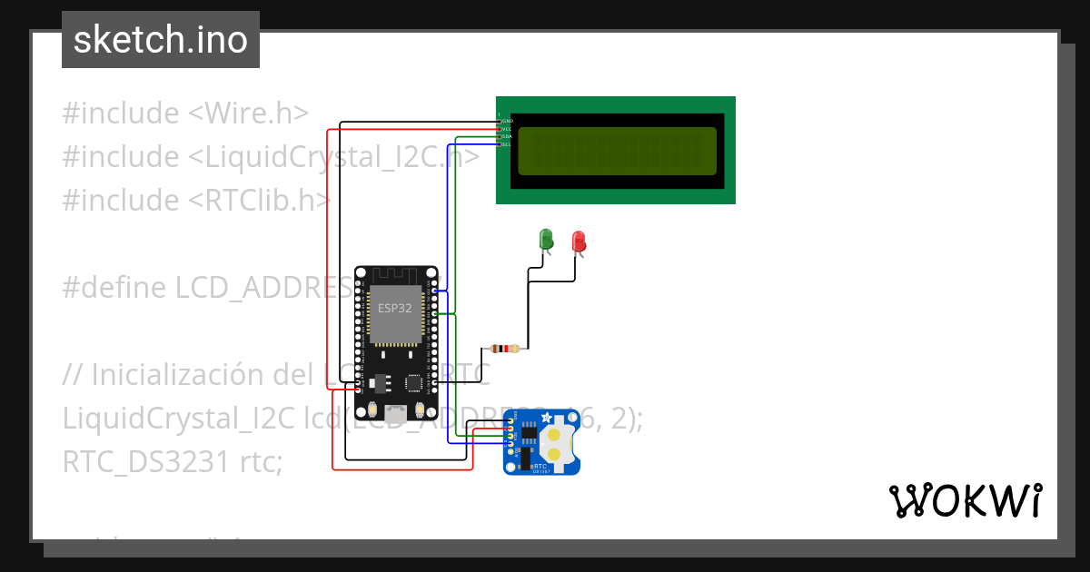 Clock Esp32 Wokwi Esp32 Stm32 Arduino Simulator 7338