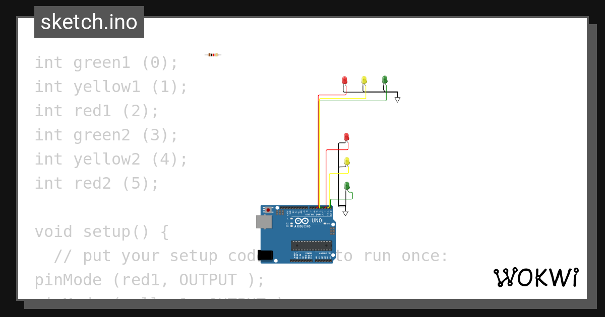 Traffic Wokwi Esp32 Stm32 Arduino Simulator 9292