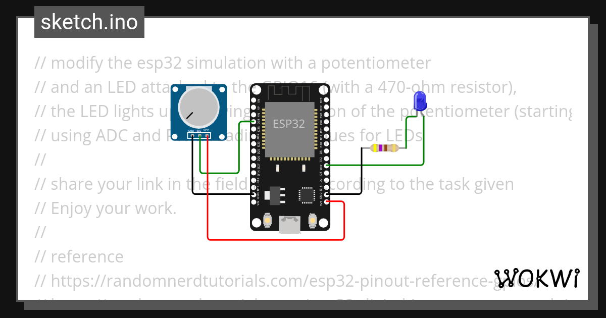 Wokwi - Online ESP32, STM32, Arduino Simulator