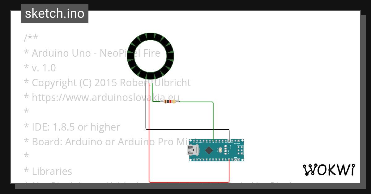 cyclotron fire - Wokwi Arduino and ESP32 Simulator