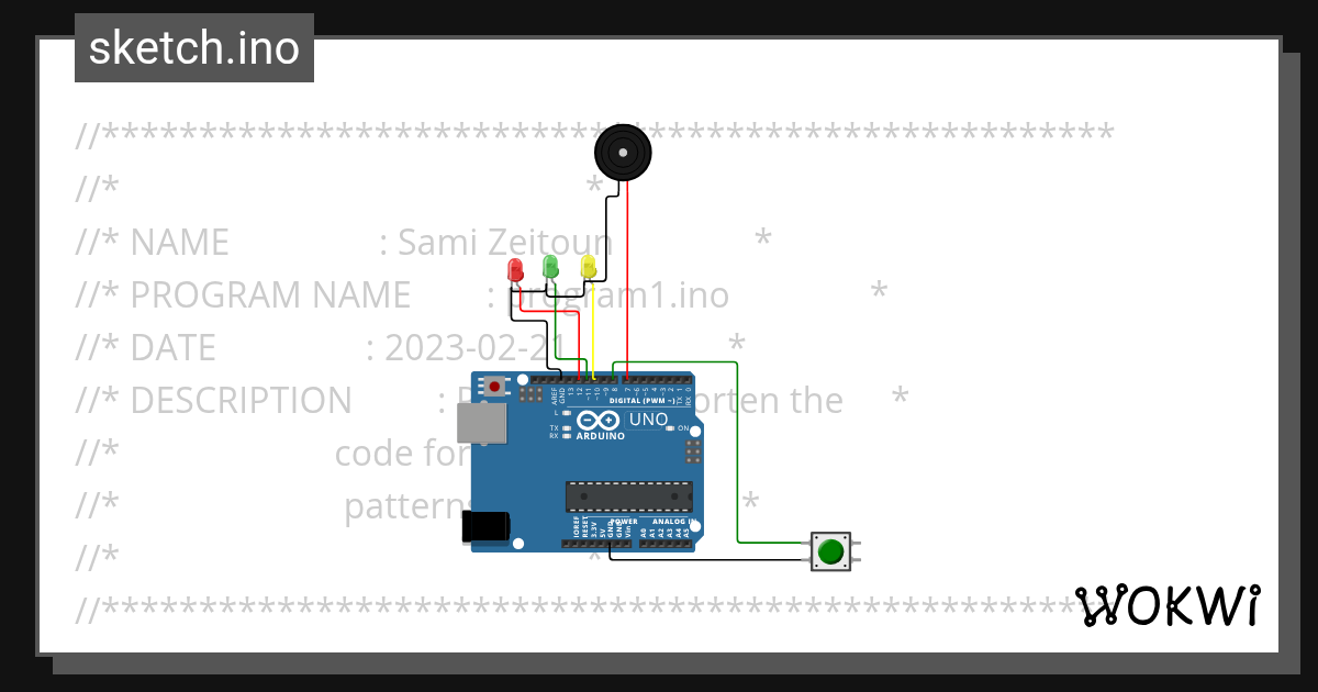 program - Wokwi ESP32, STM32, Arduino Simulator