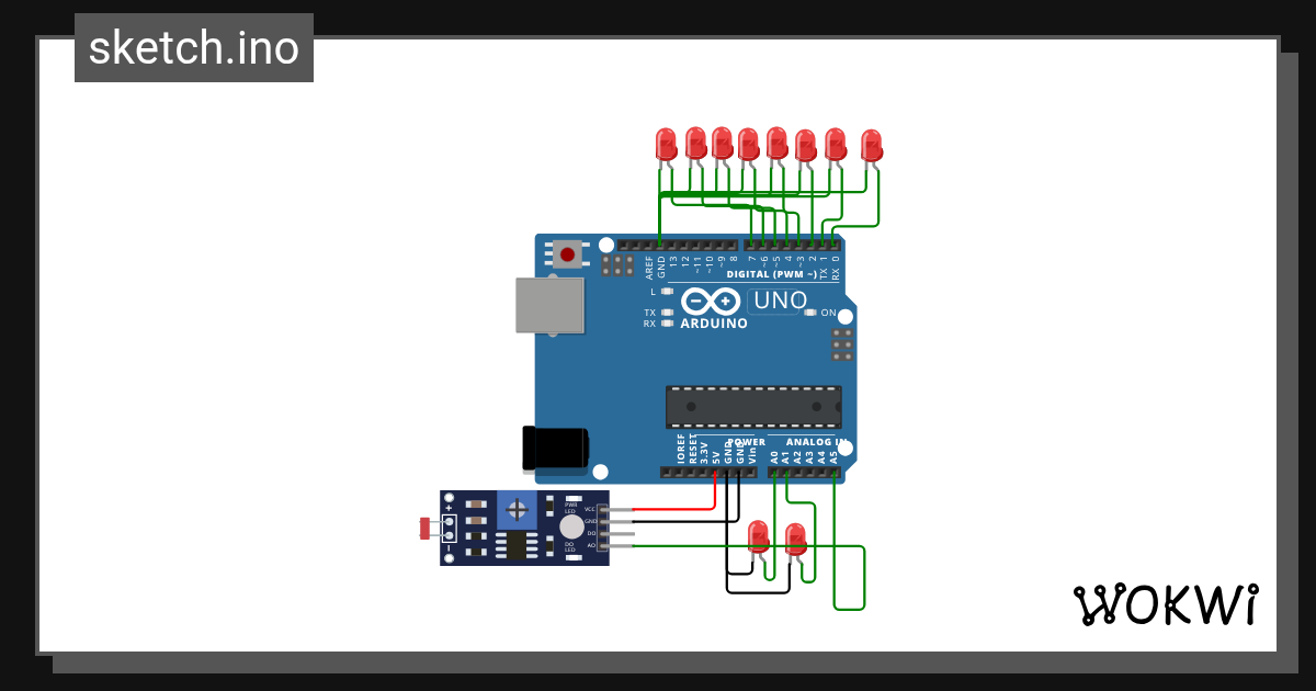 Ldr Sensor Wokwi Esp32 Stm32 Arduino Simulator
