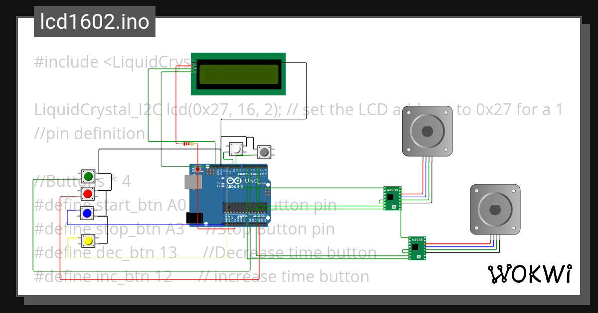 lcd1602.ino Copyel Copy - Wokwi ESP32, STM32, Arduino Simulator