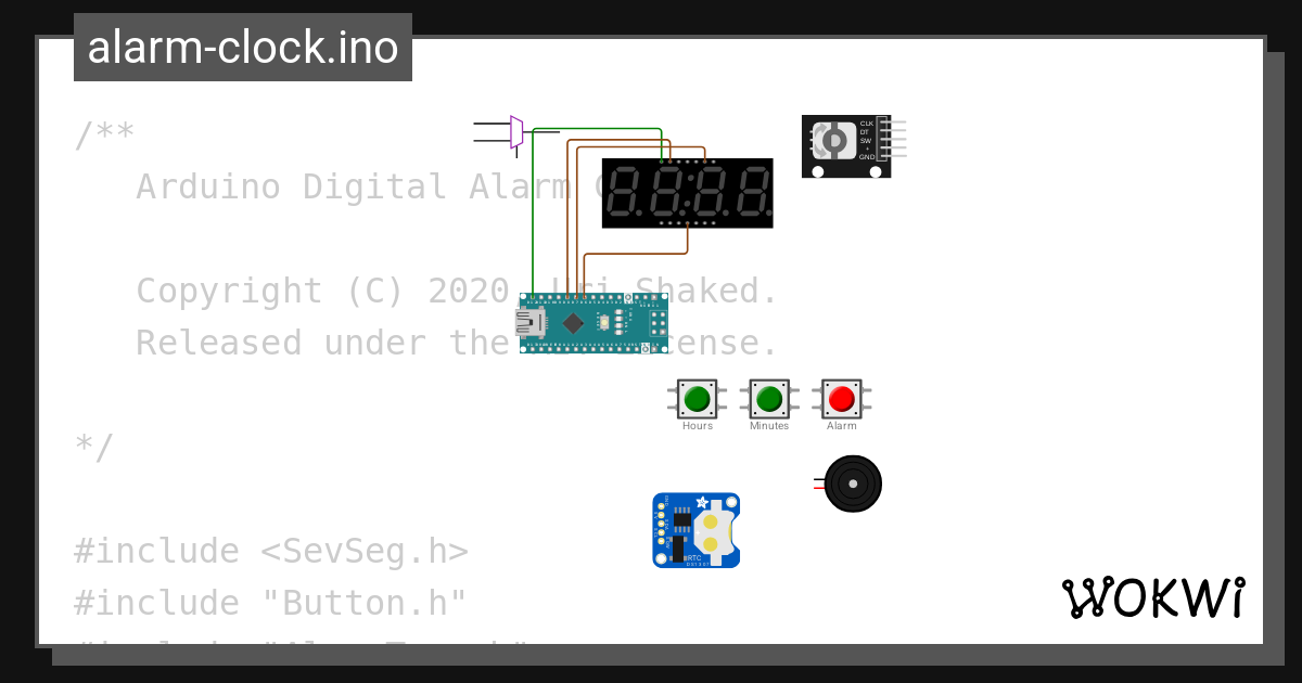 Alarm O Copy Copy Wokwi Esp32 Stm32 Arduino Simulator 1982