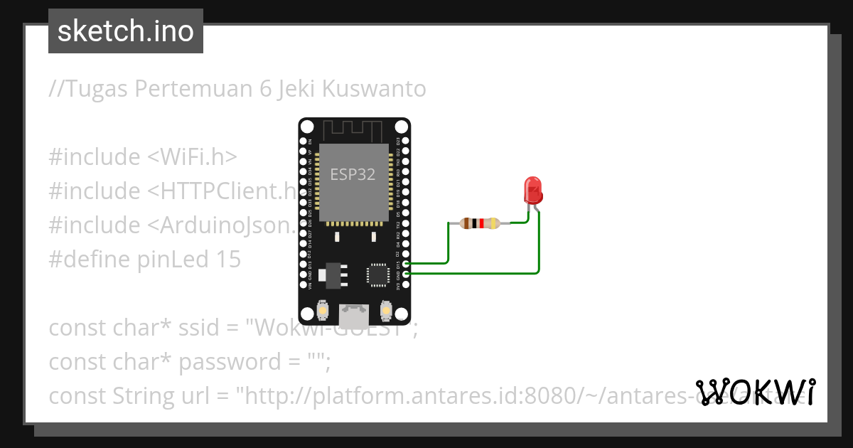 Tugas Pertemuan 6 Wokwi Esp32 Stm32 Arduino Simulator 1685