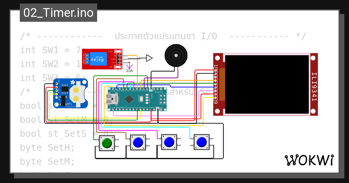 02timer Copy Wokwi Esp32 Stm32 Arduino Simulator 5805