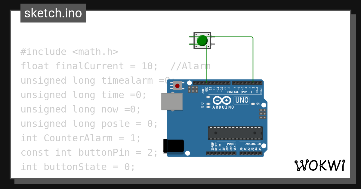 Alarm Hold Wokwi Esp32 Stm32 Arduino Simulator