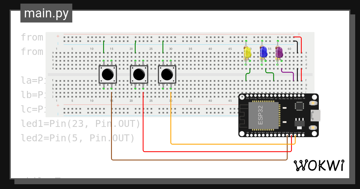 Compuertas Lógicas Wokwi Esp32 Stm32 Arduino Simulator 6198
