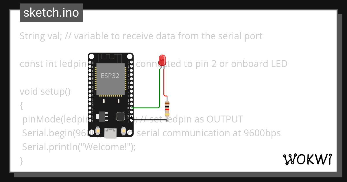 Lab A5 TASK04 - Wokwi ESP32, STM32, Arduino Simulator