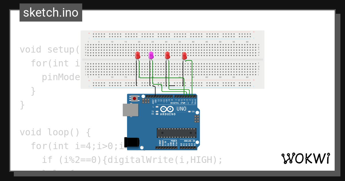 Oddevenalternate Blinking Wokwi Esp32 Stm32 Arduino Simulator