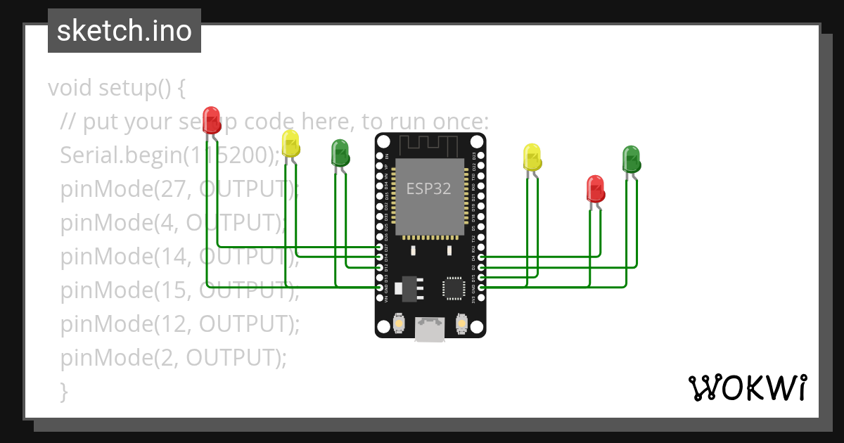 Gayathri Project 1 - Wokwi ESP32, STM32, Arduino Simulator