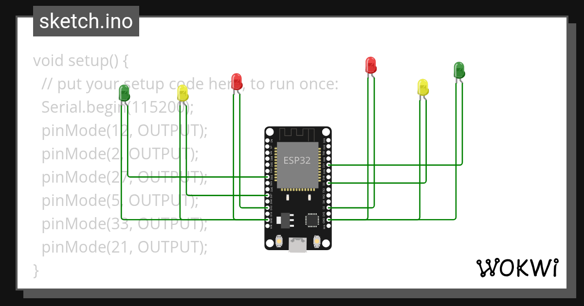 Activity 1 - Wokwi ESP32, STM32, Arduino Simulator