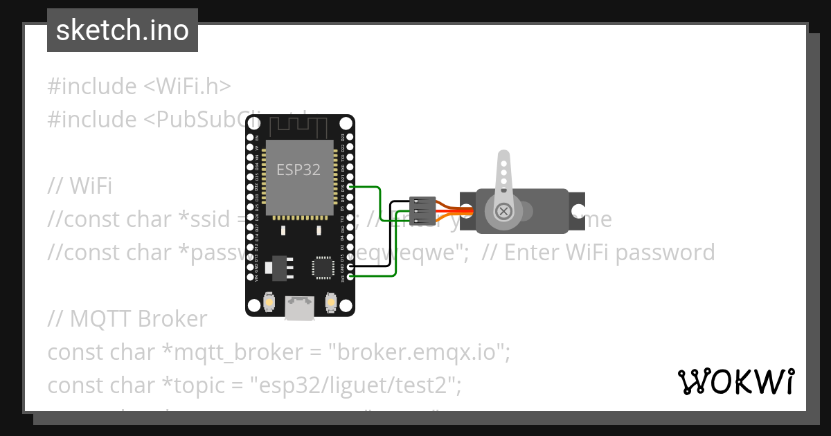 Esp32mqttx2 Wokwi Esp32 Stm32 Arduino Simulator