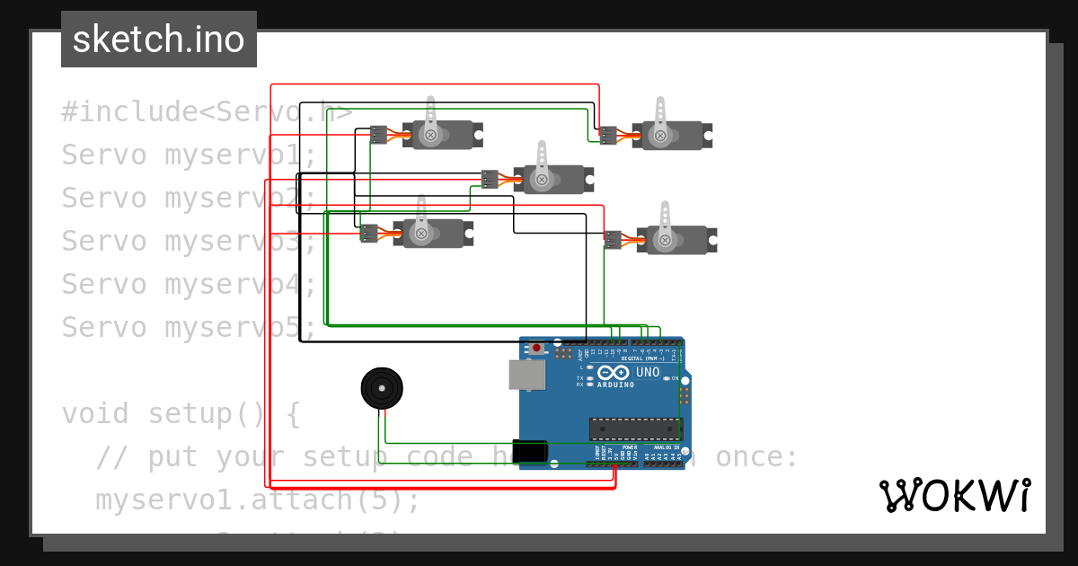 Dancing Servo Wokwi Arduino And Esp32 Simulator 6127