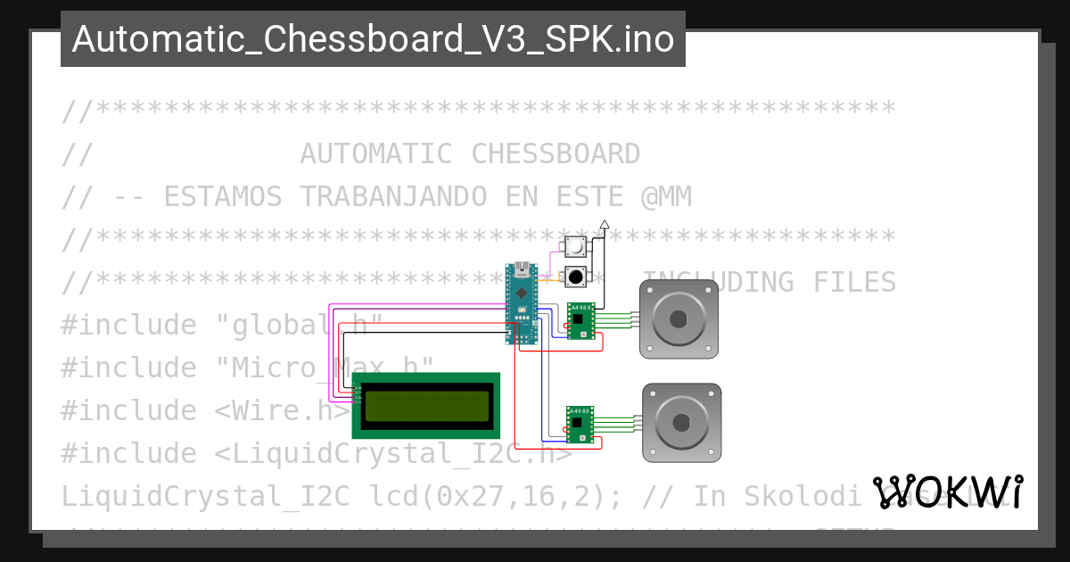 Automatedchess Bymarcelo Massimi Wokwi Arduino And Esp32 Simulator