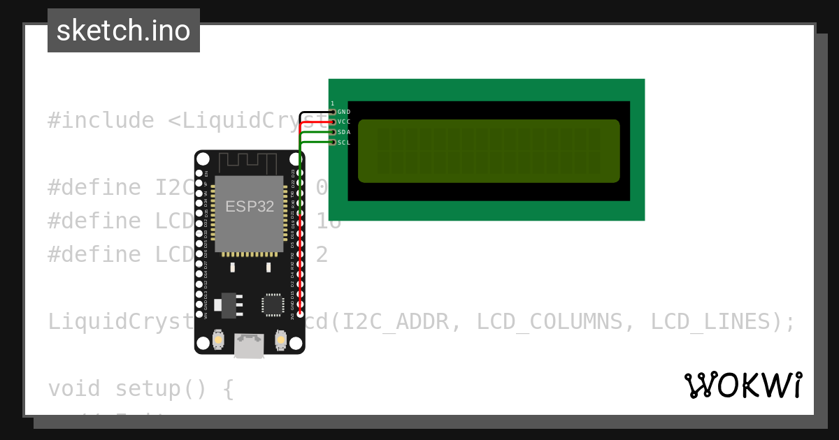 Teste Lcd Wokwi Esp32 Stm32 Arduino Simulator 7533
