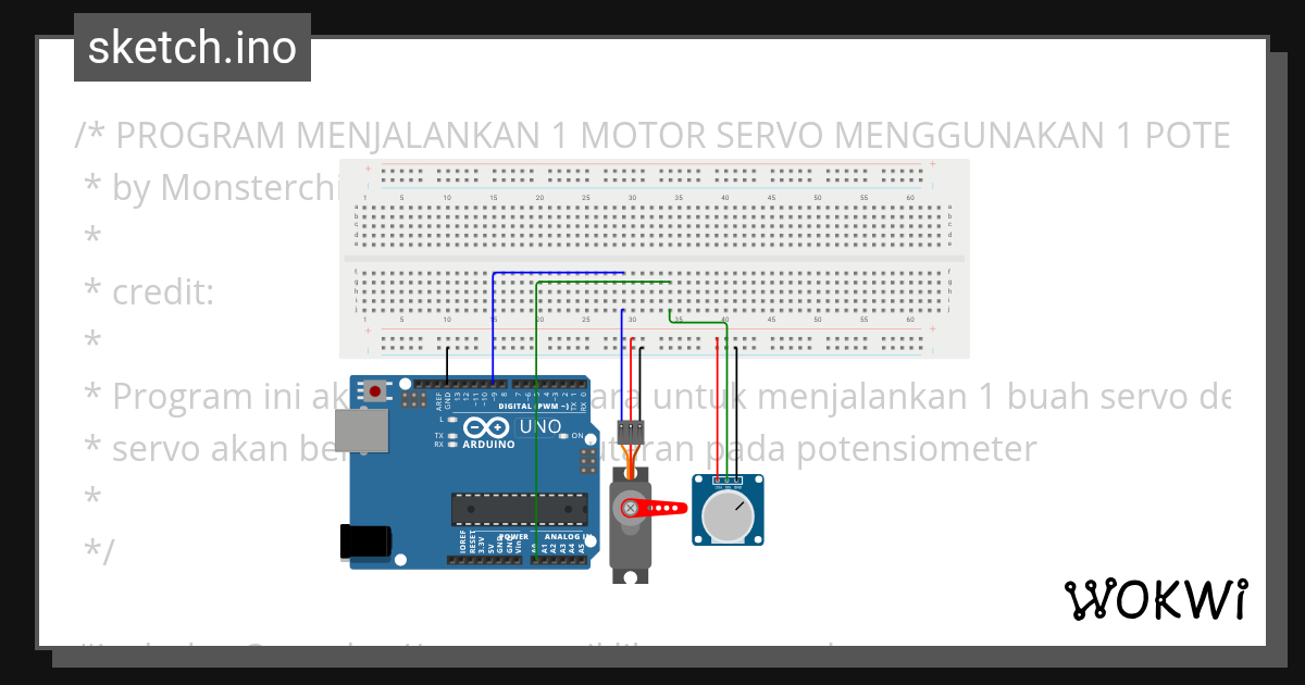 Servo 2 - Wokwi ESP32, STM32, Arduino Simulator