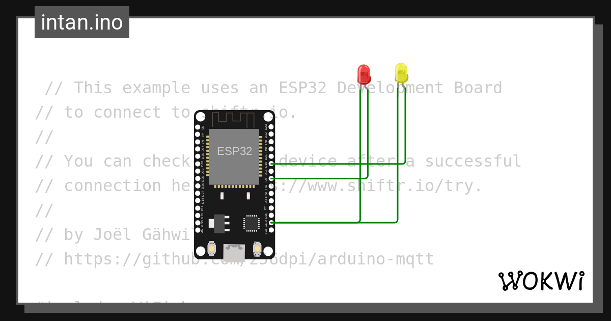 Intan Azah Wokwi Esp32 Stm32 Arduino Simulator 8051