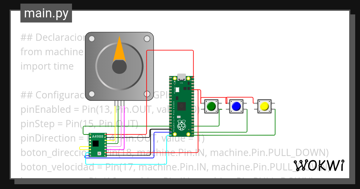 Motor Pap Wokwi Esp32 Stm32 Arduino Simulator