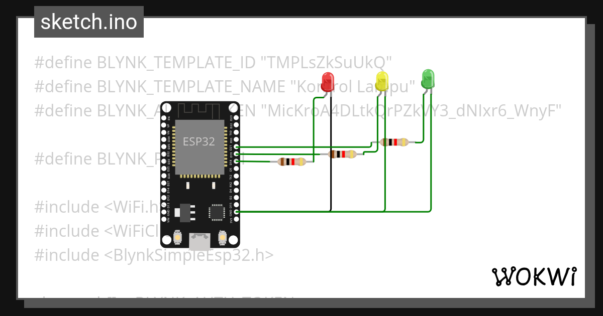 Praktikum3 - Wokwi ESP32, STM32, Arduino Simulator