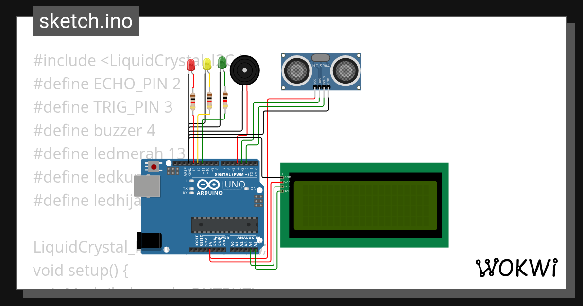 mikroprosesor_pendeteksibanjir.ino Copy - Wokwi ESP32, STM32, Arduino Simulator