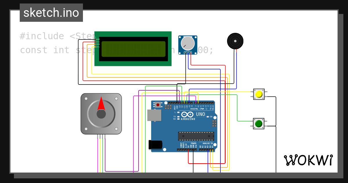 สอบปลายภาค Wokwi Esp32 Stm32 Arduino Simulator 6463