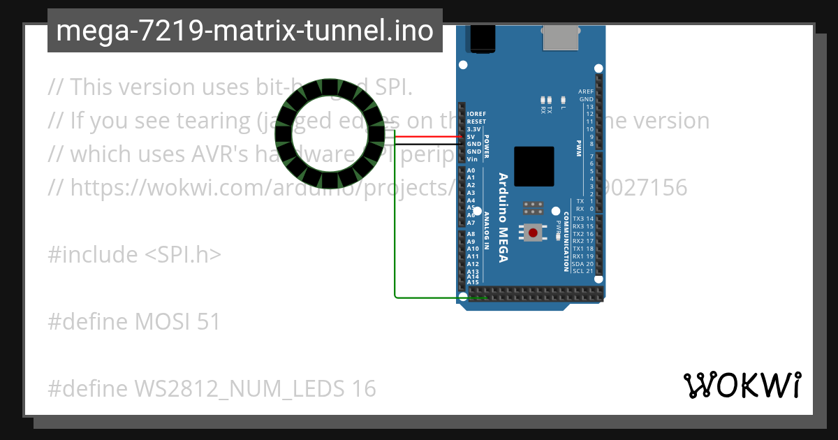 Mega 7219 Matrix O Copy Copy Wokwi Esp32 Stm32 Arduino 