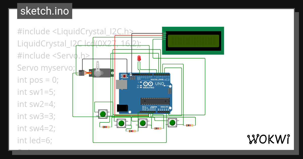 servomotor - Wokwi ESP32, STM32, Arduino Simulator