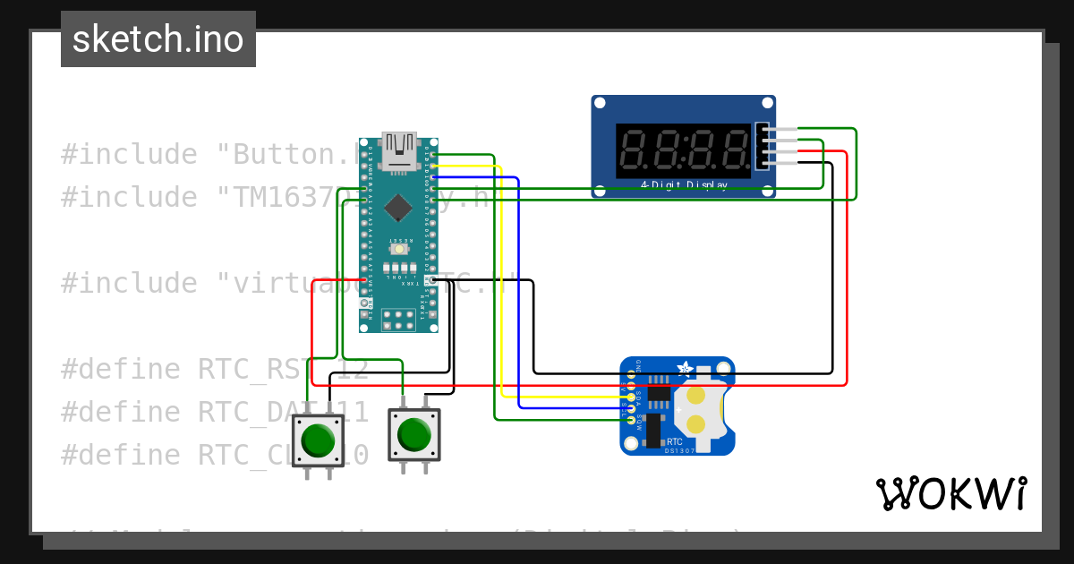 Rtc Wokwi Arduino And Esp32 Simulator 7556