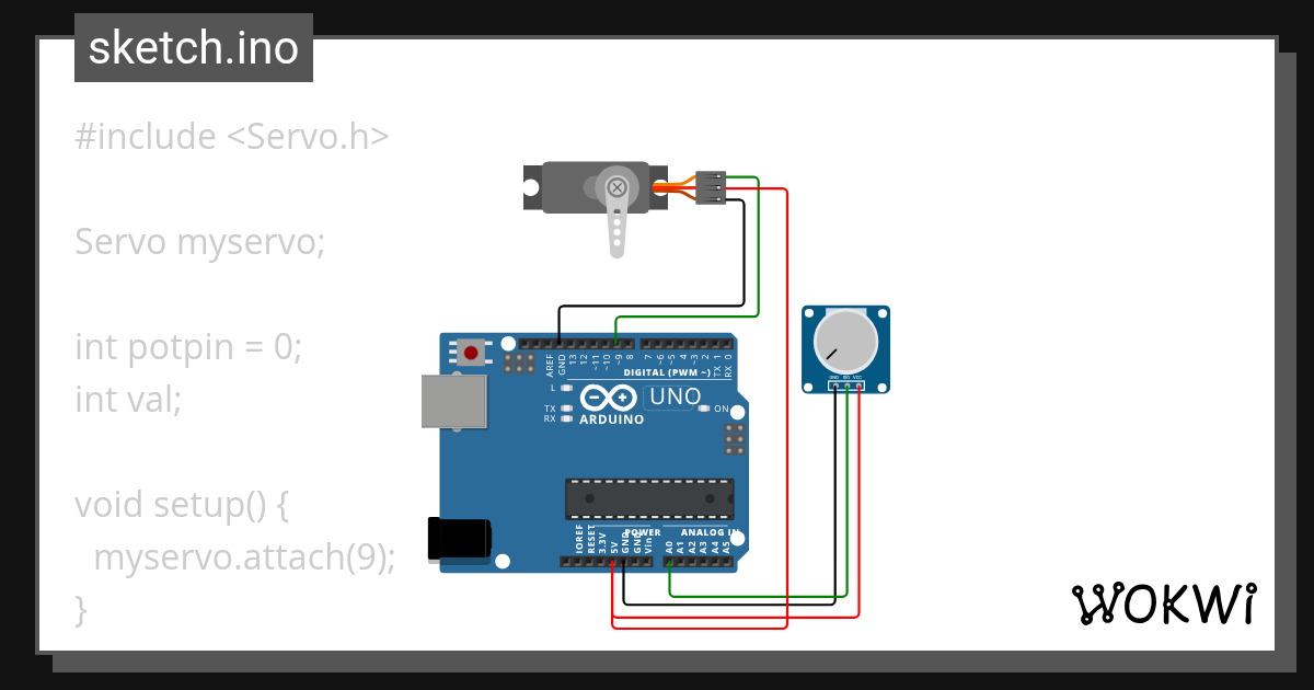 ServoMotor-CA1 - Wokwi ESP32, STM32, Arduino Simulator