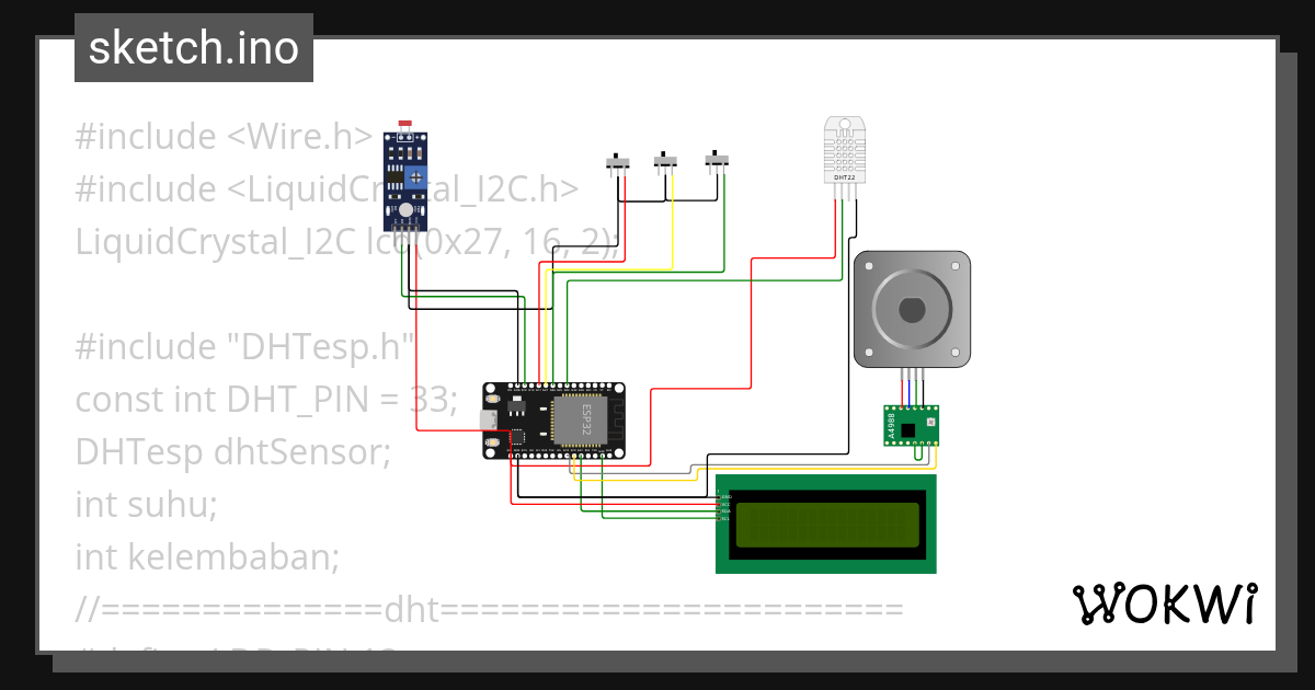 Smart Jemuran Copy Udah Pake Blynk Wokwi Arduino And Esp32 Simulator 4237